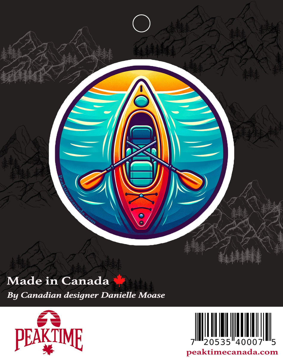Kayak On Water Sticker – The Canadian Canoe Museum's Store