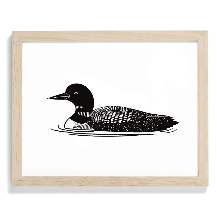 Jenna's Doodles - Loon Print – The Canadian Canoe Museum's Store