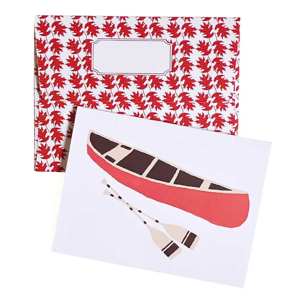 Artistry Cards - Red Canoe Card – The Canadian Canoe Museum's Store