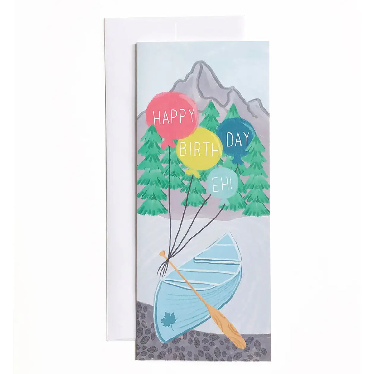 Canoe Birthday Card with Balloons – The Canadian Canoe Museum's Store