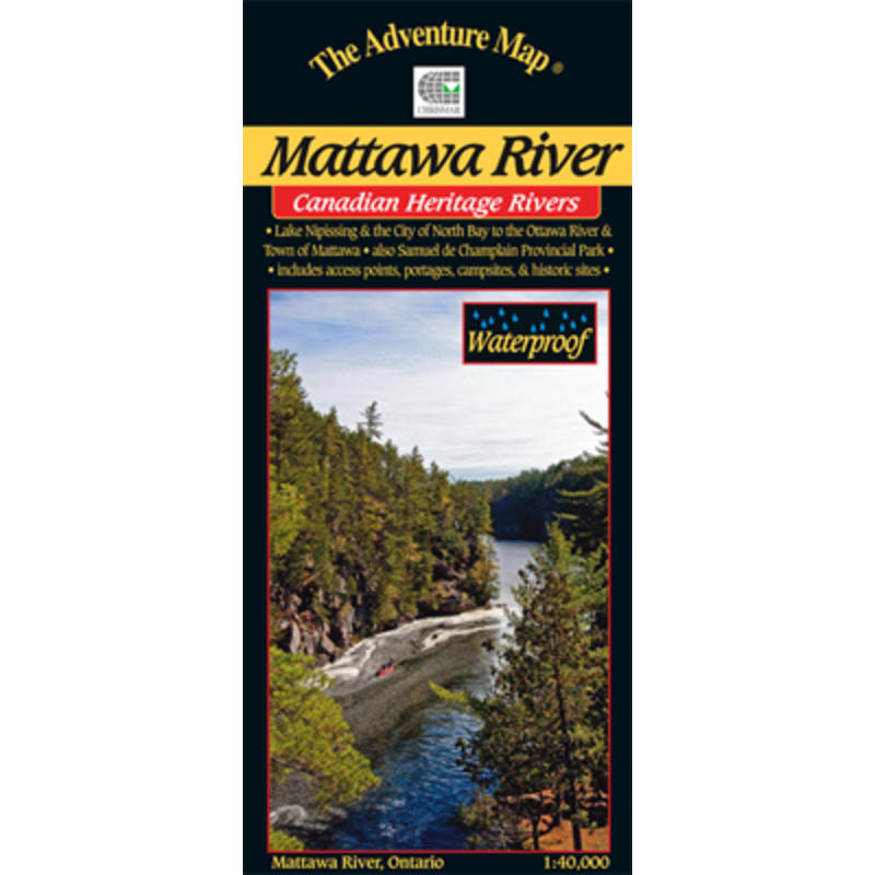 Mattawa River & Area Map – The Canadian Canoe Museum's Store