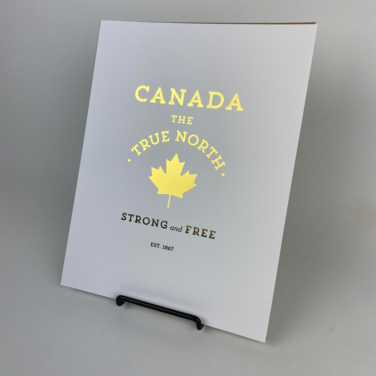 Gold True North Art Print – The Canadian Canoe Museum's Store